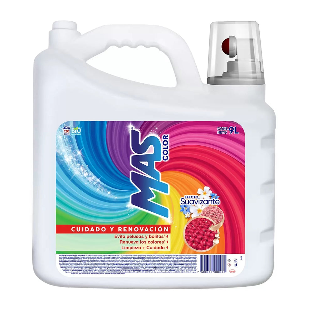 Más Color Liquid Detergent 304 fl oz – Ribera2Go.com