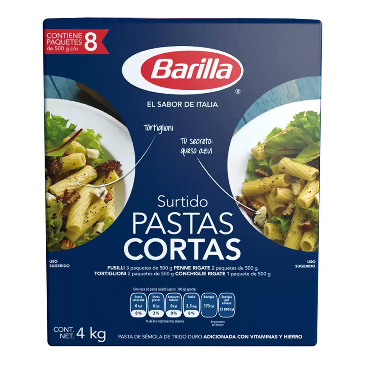 Barilla Assorted Short Pastas 8-packs / 500g – Ribera2Go.com