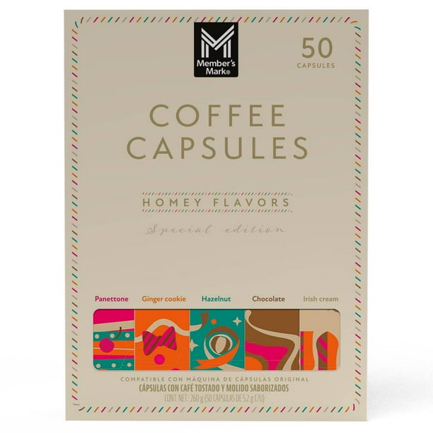 Member's Mark Coffee Capsules – Variety Pack, 50 ct – Ribera2Go.com
